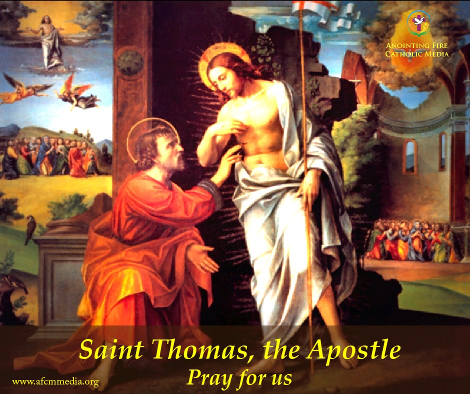 Feast of Saint Thomas, Apostle, July 3rd ⋆ Holy Spirit Catholic Church ...